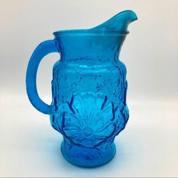 Anchor Hocking | Dining | Vintage Anchor Hocking Blue Spring Song ...